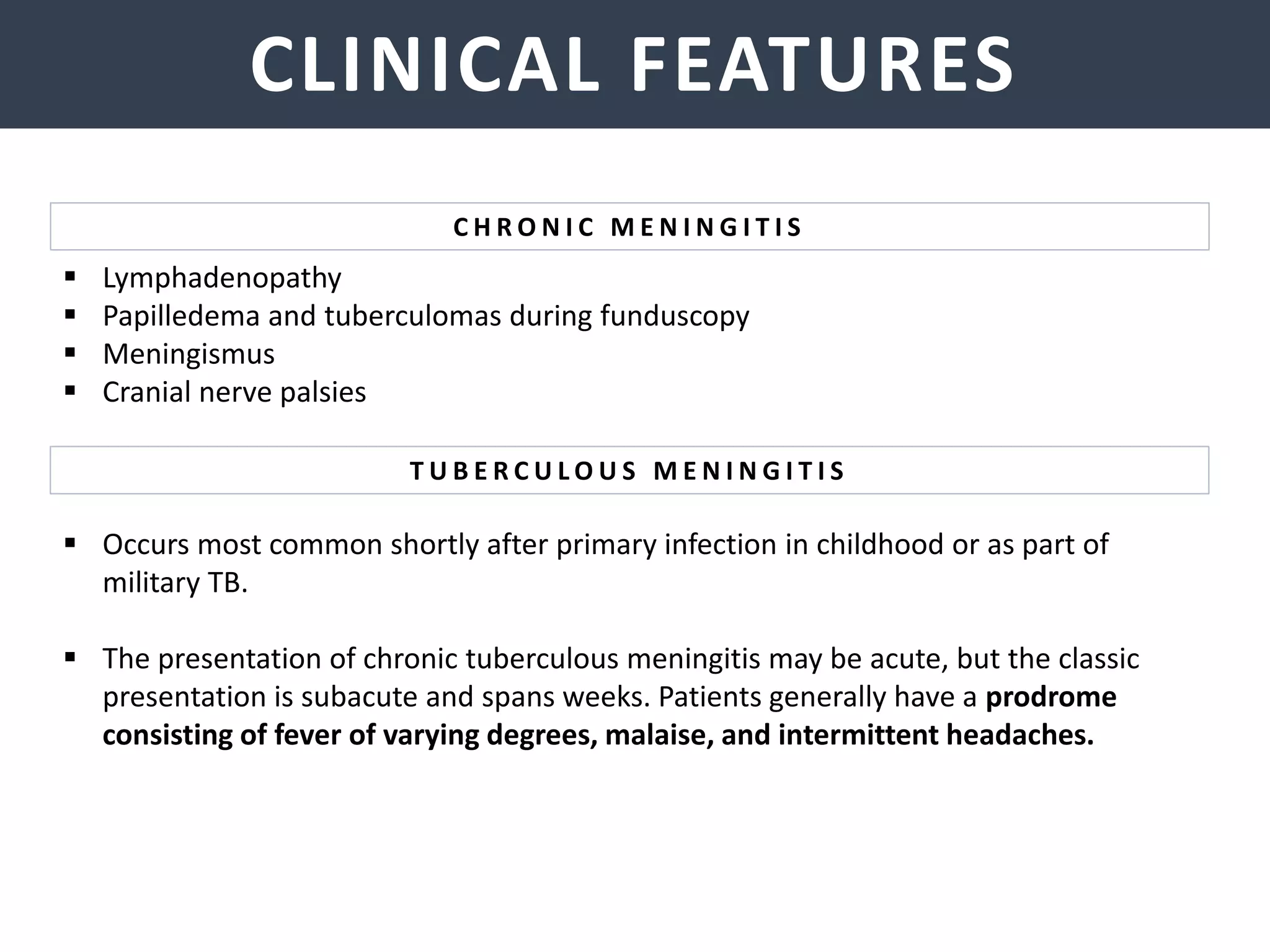 Management of Meningitis | PPTX