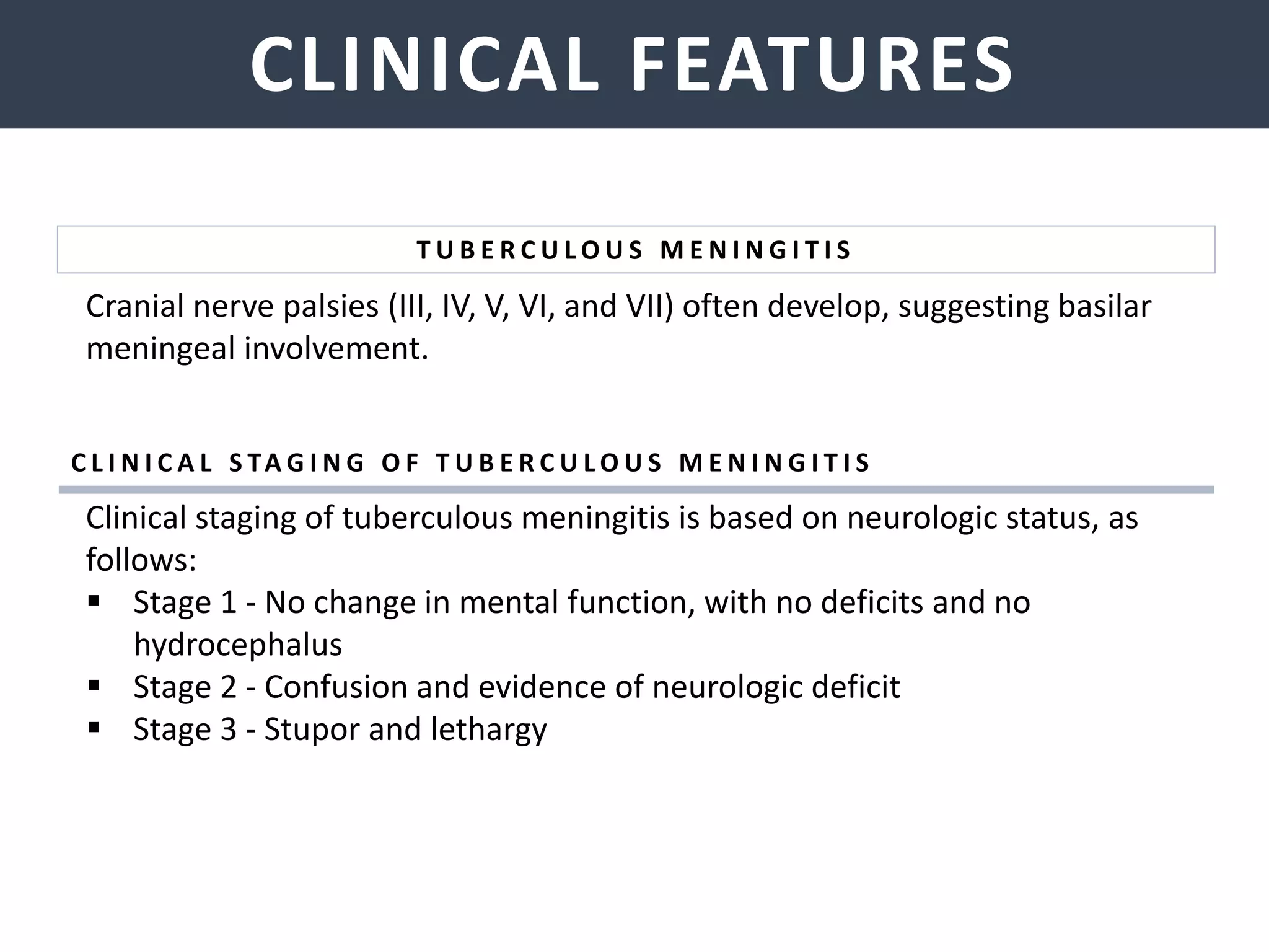 Management of Meningitis | PPTX