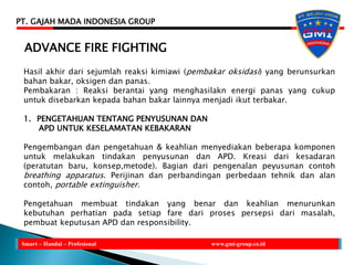 GMI GROUP - MODULE ADVANCE FIRE FIGHTING | PPT