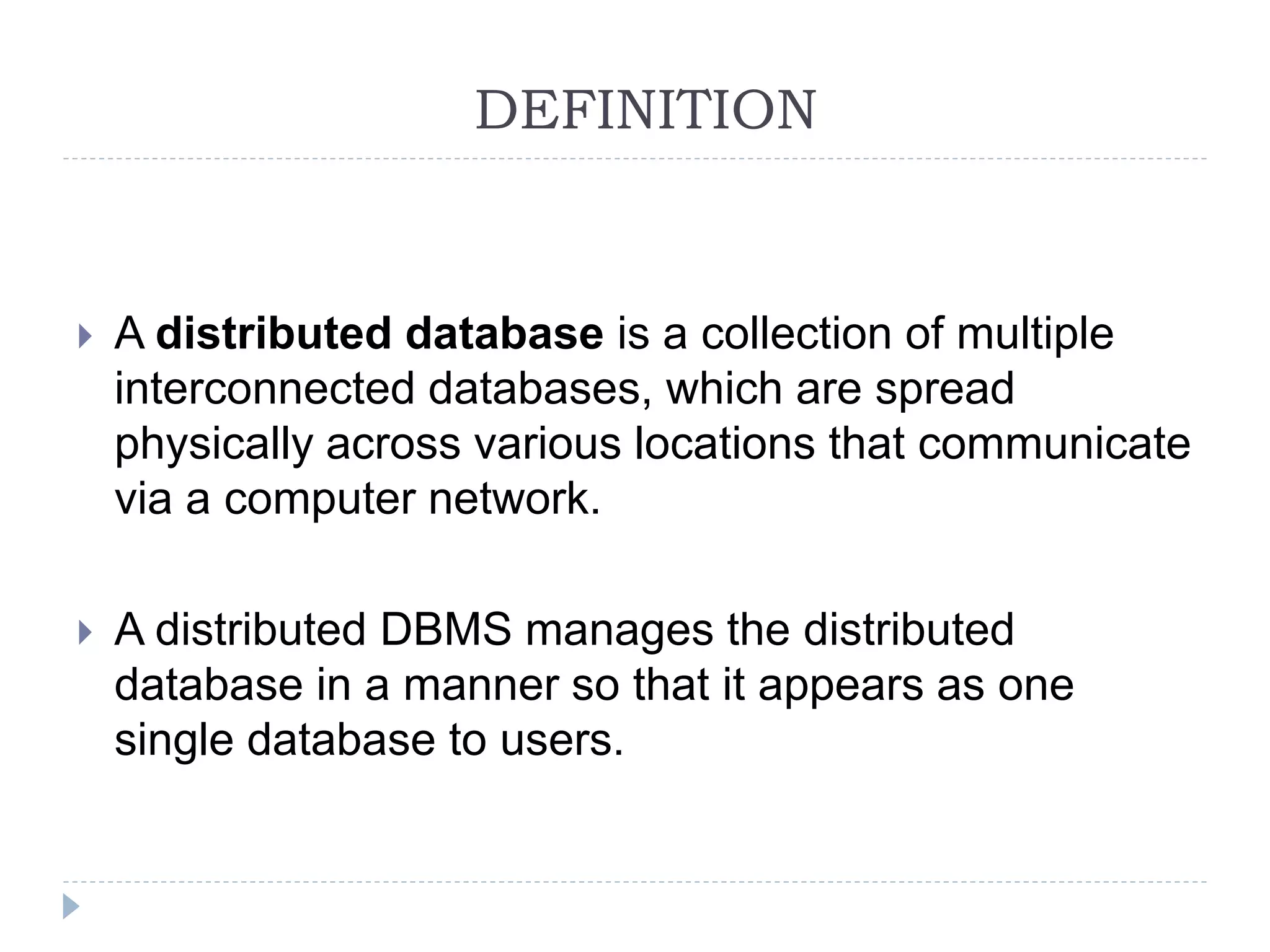 Distributed Databases | PPTX