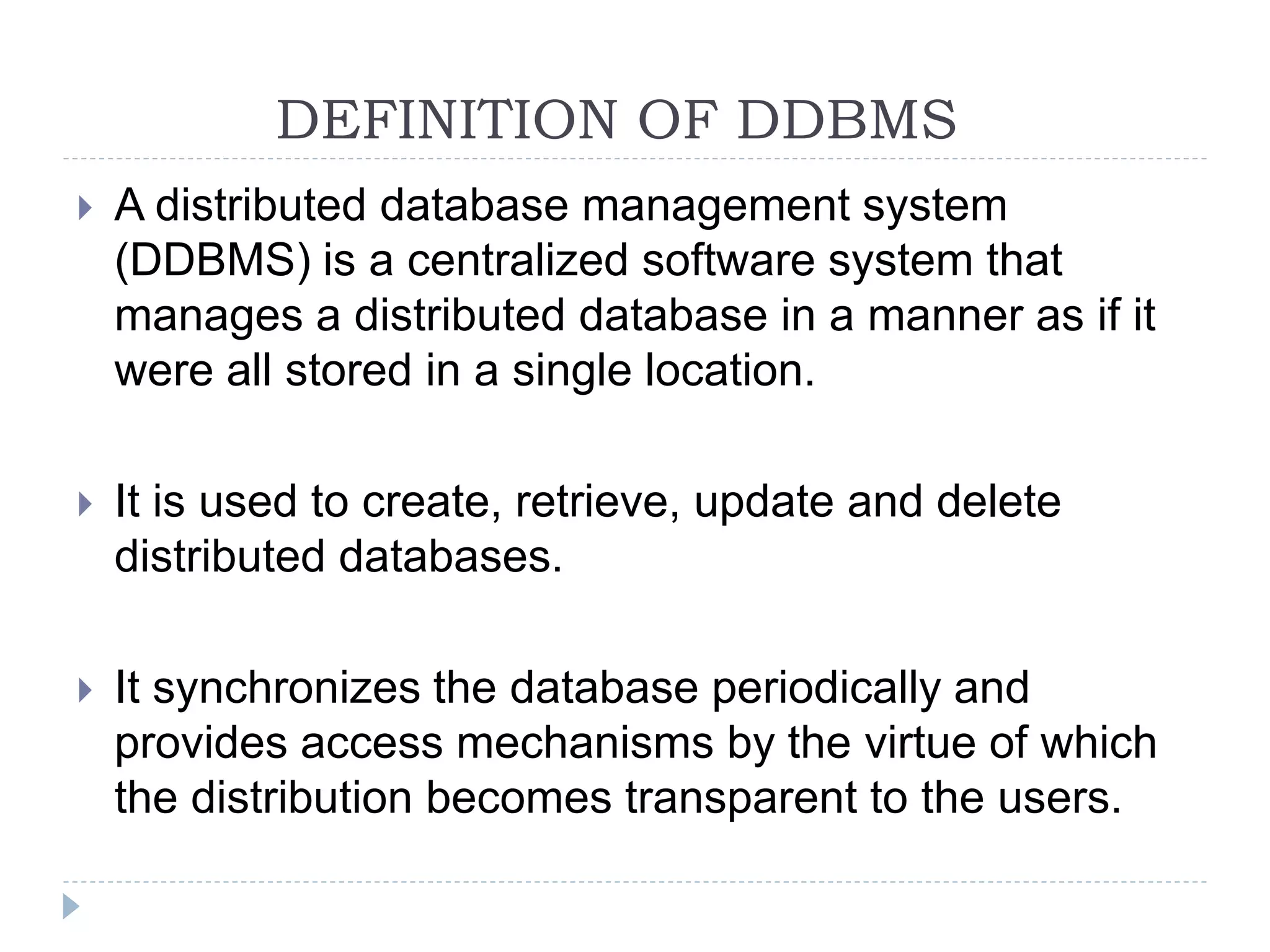 Distributed Databases | PPTX