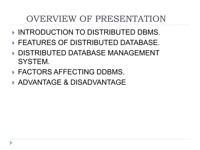 Distributed Databases | PPTX | Databases | Computer Software and Applications