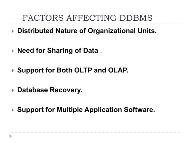 Distributed Databases | PPTX | Databases | Computer Software and Applications