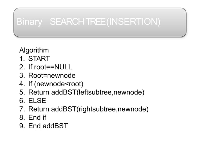 Binary Tree in Data Structure | PPTX | Programming Languages | Computing