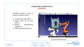 Flexible Manufacturing System-Hardware and Software Components with ...