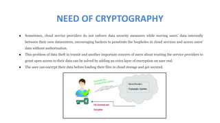 Cloud cryptography : user end encryption | PDF