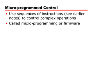 17 micro programmed control | PPT