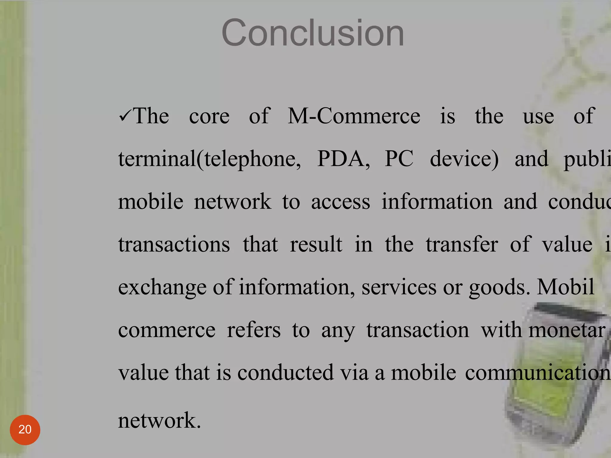 M-commerce in mobile computing | PDF