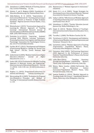 Modular Approach in Teaching Science 10 | PDF