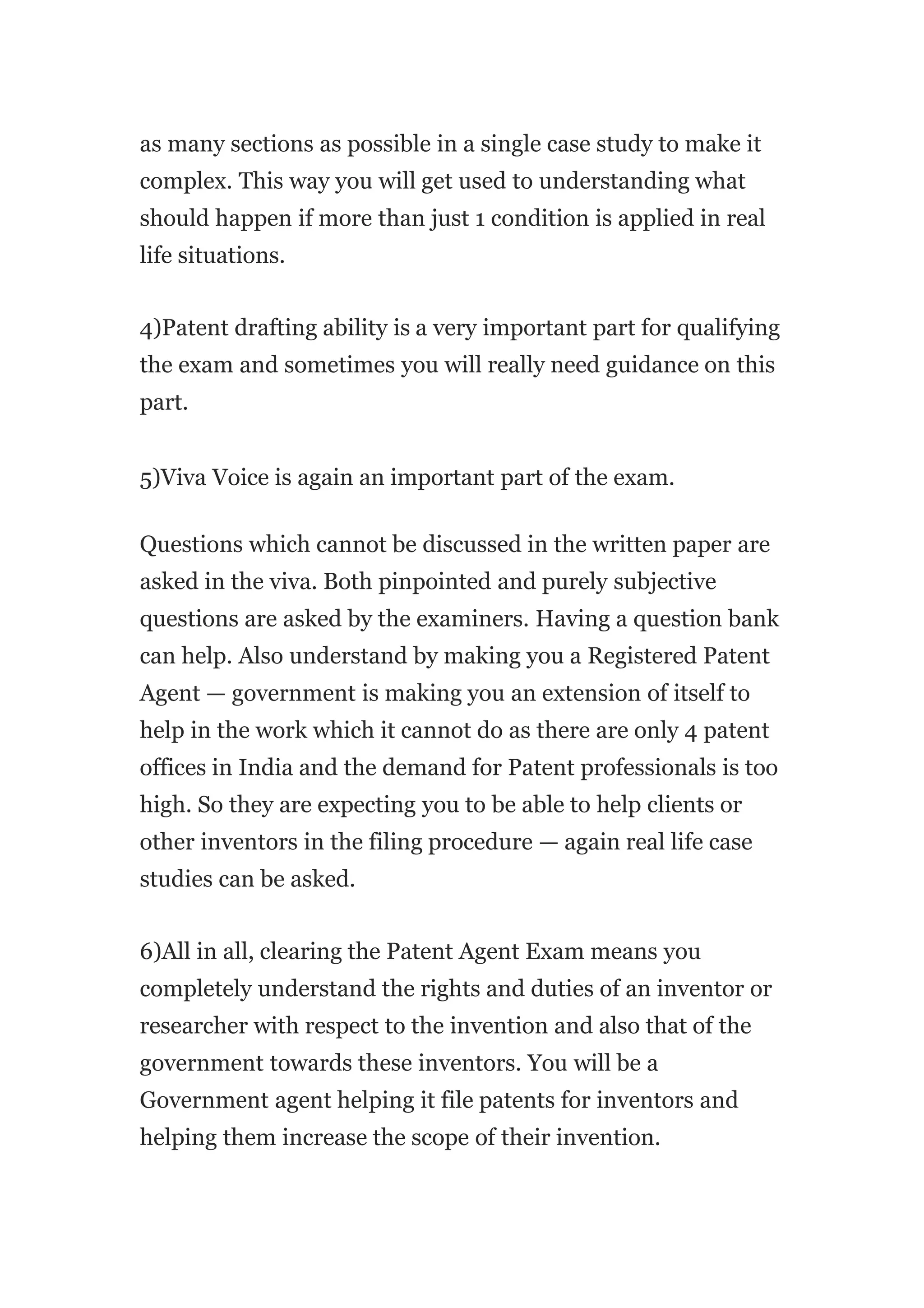 17 most asked questions about Patent Agent Examination | PPT