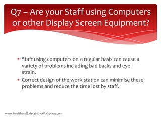 17 most important questions to ask about health and safety in the ...