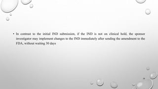 Guidance for industry for IND application | PPTX