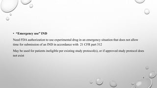 Guidance for industry for IND application | PPTX