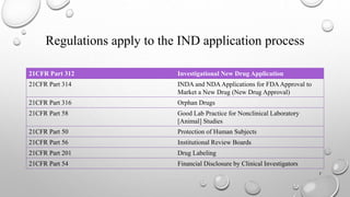 Guidance for industry for IND application | PPTX
