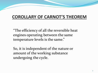 Carnot theorem | PPTX