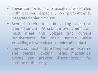 17 mse009 connectors in solar photovoltaic system | PPT