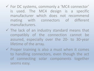 17 mse009 connectors in solar photovoltaic system | PPT