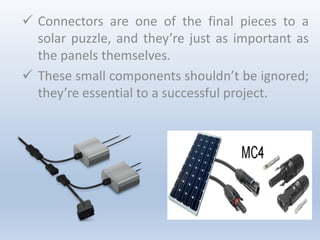 17 mse009 connectors in solar photovoltaic system | PPT