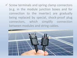 17 mse009 connectors in solar photovoltaic system | PPT