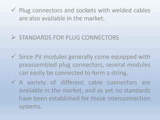 17 mse009 connectors in solar photovoltaic system | PPT