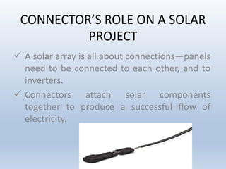 17 mse009 connectors in solar photovoltaic system | PPT