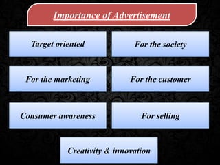 Benefits or Importance of Advertisements | PPTX