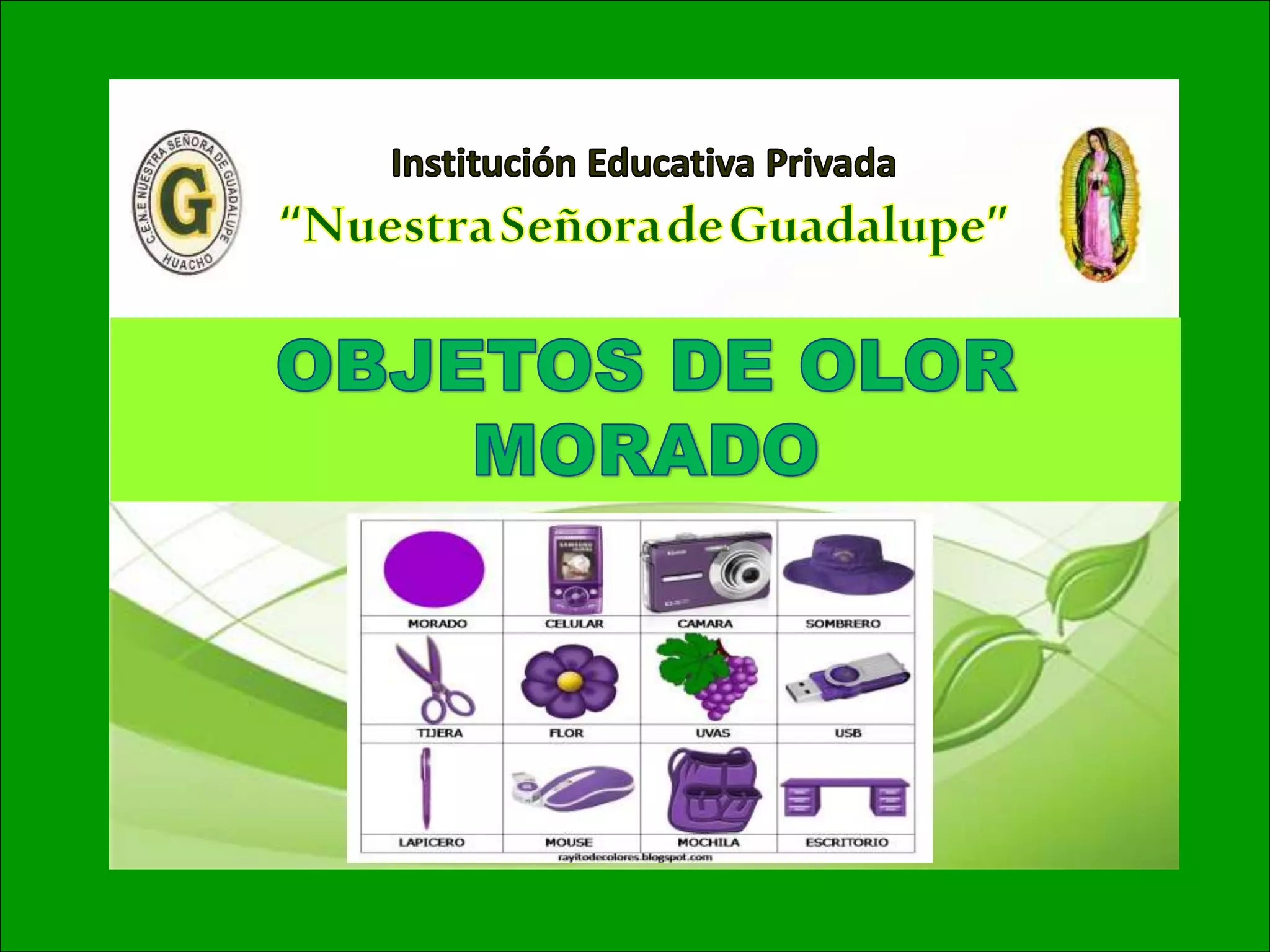 17 objetos de color morado | PPTX