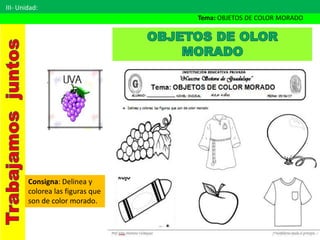 17 objetos de color morado | PPTX