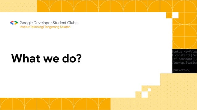 Introduction to GDSC | PPT