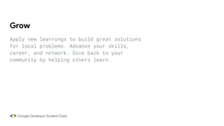 Introduction to GDSC | PPT