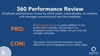 17 Performance Review Templates to Motivate Employees | PDF