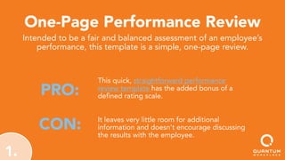 17 Performance Review Templates to Motivate Employees | PDF | Resume ...