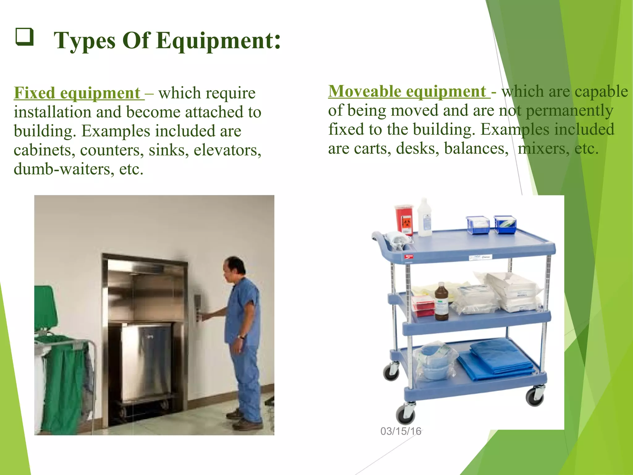 The physical plant and its equipment | PPT