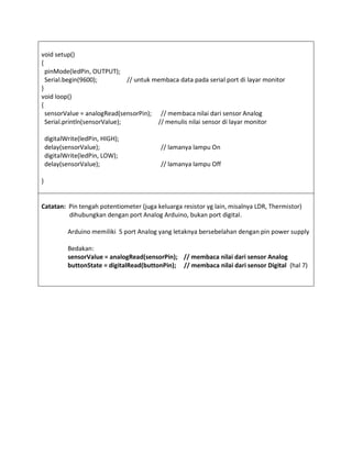 17 proyek arduino | PDF
