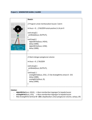 17 proyek arduino | PDF
