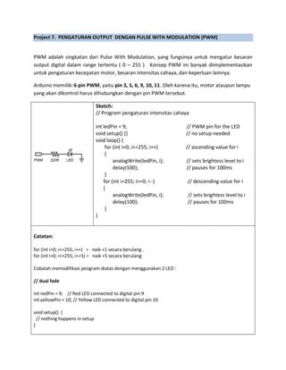 17 proyek arduino | PDF