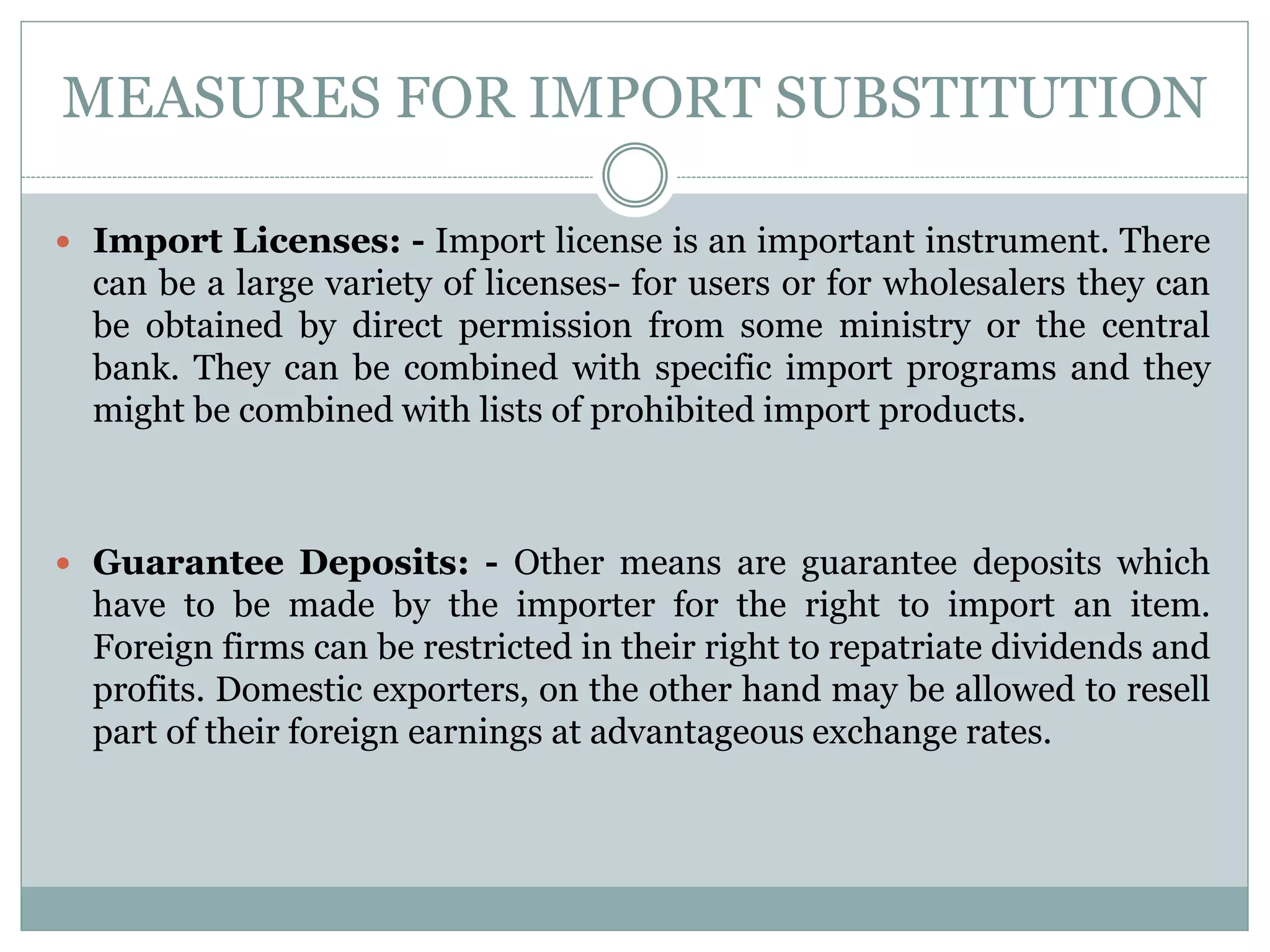 import substitution | PPTX