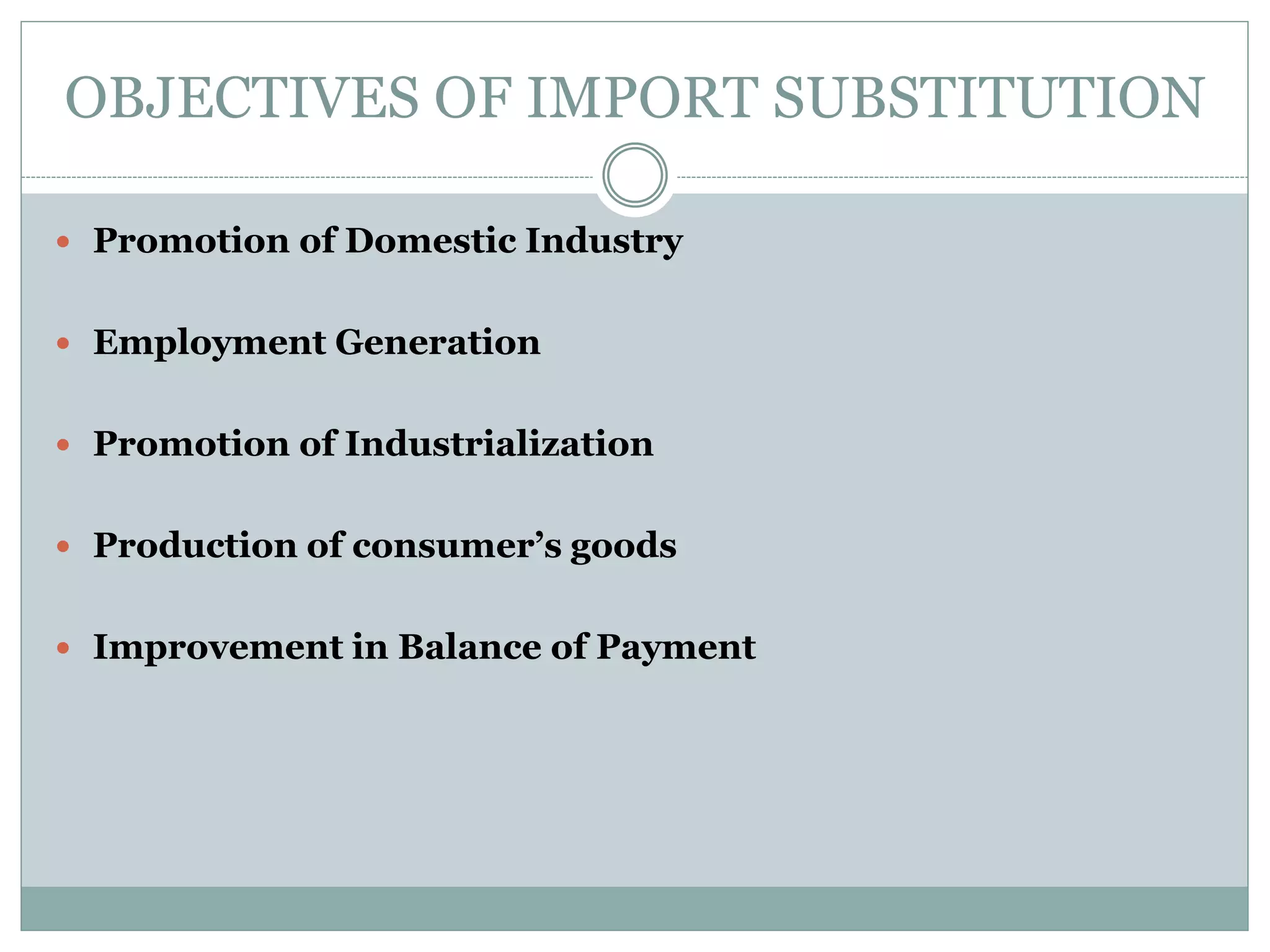 import substitution | PPTX