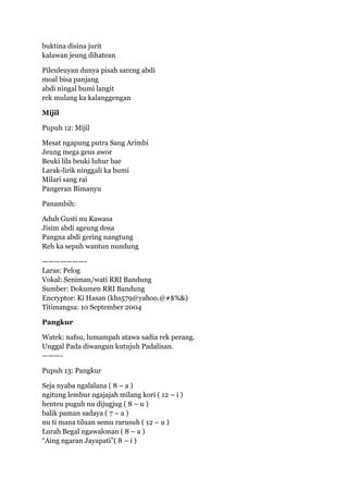 17 pupuh sunda | DOCX