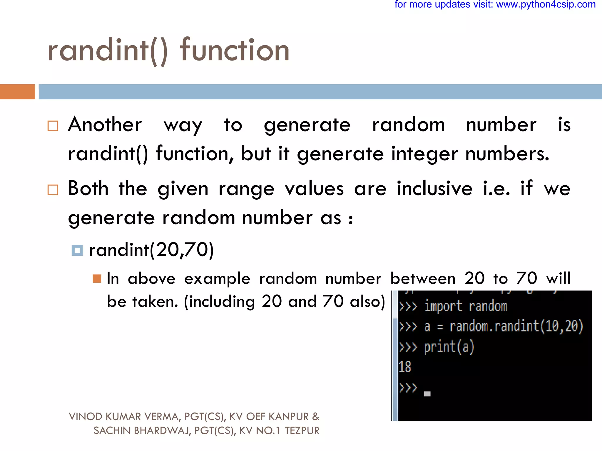 17 PYTHON MODULES-2.pdf | Programming Languages | Computing