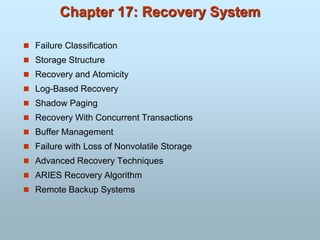 17 Recovery system.ppt