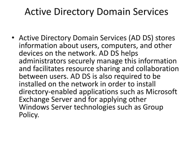 17 roles of window server 2008 r2 | PPTX | Computer Networking | Computing