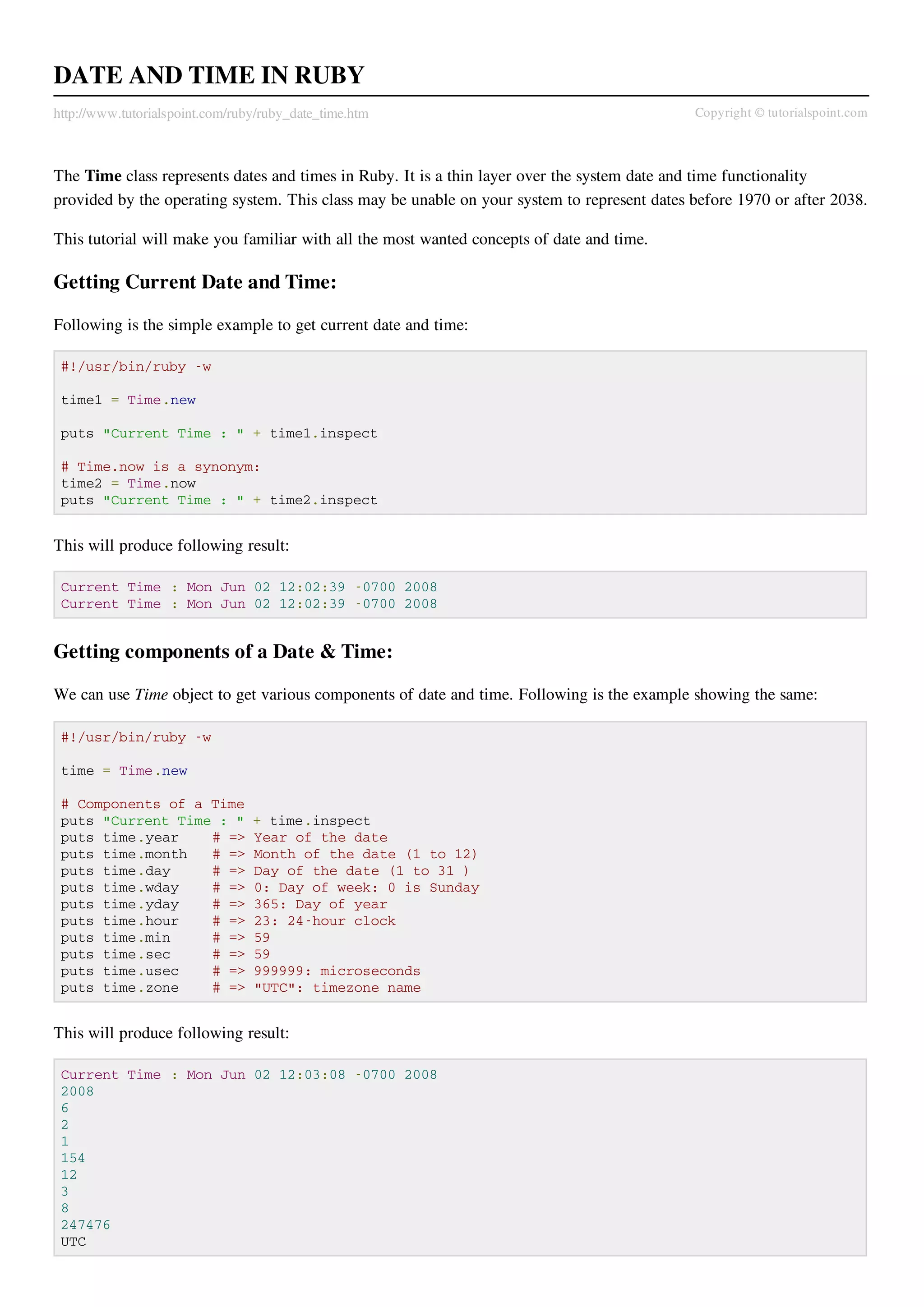 17 ruby date time | PDF