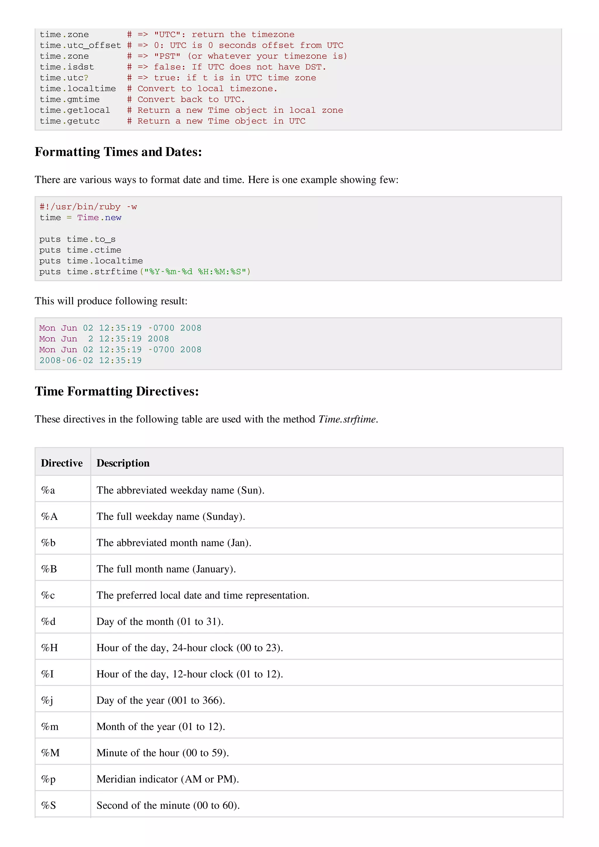 17 ruby date time | PDF
