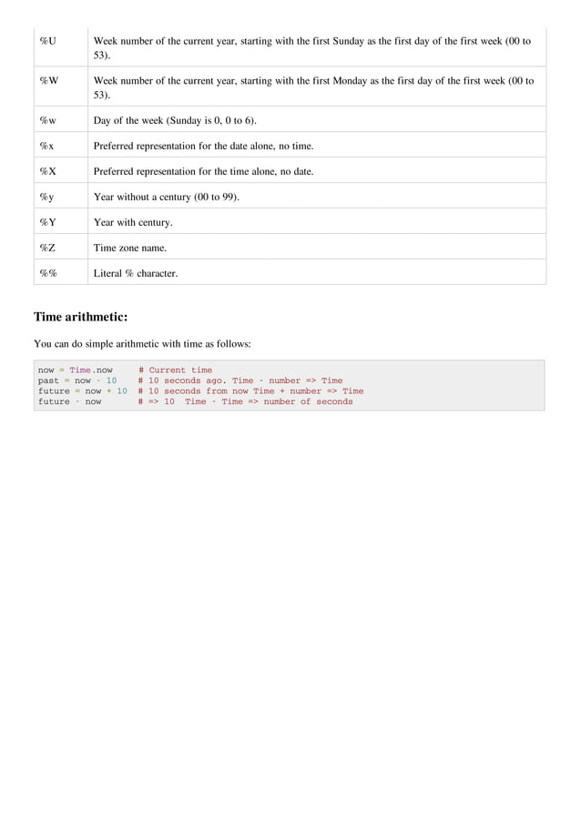 17 ruby date time | PDF