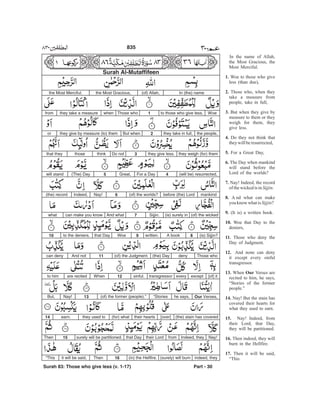 Quran_Word by word_amma_para (Juz 30) | PDF