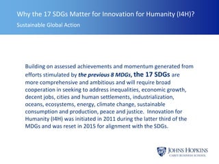 SDGs Across the Globe: Innovation for Humanity from Baltimore to ...