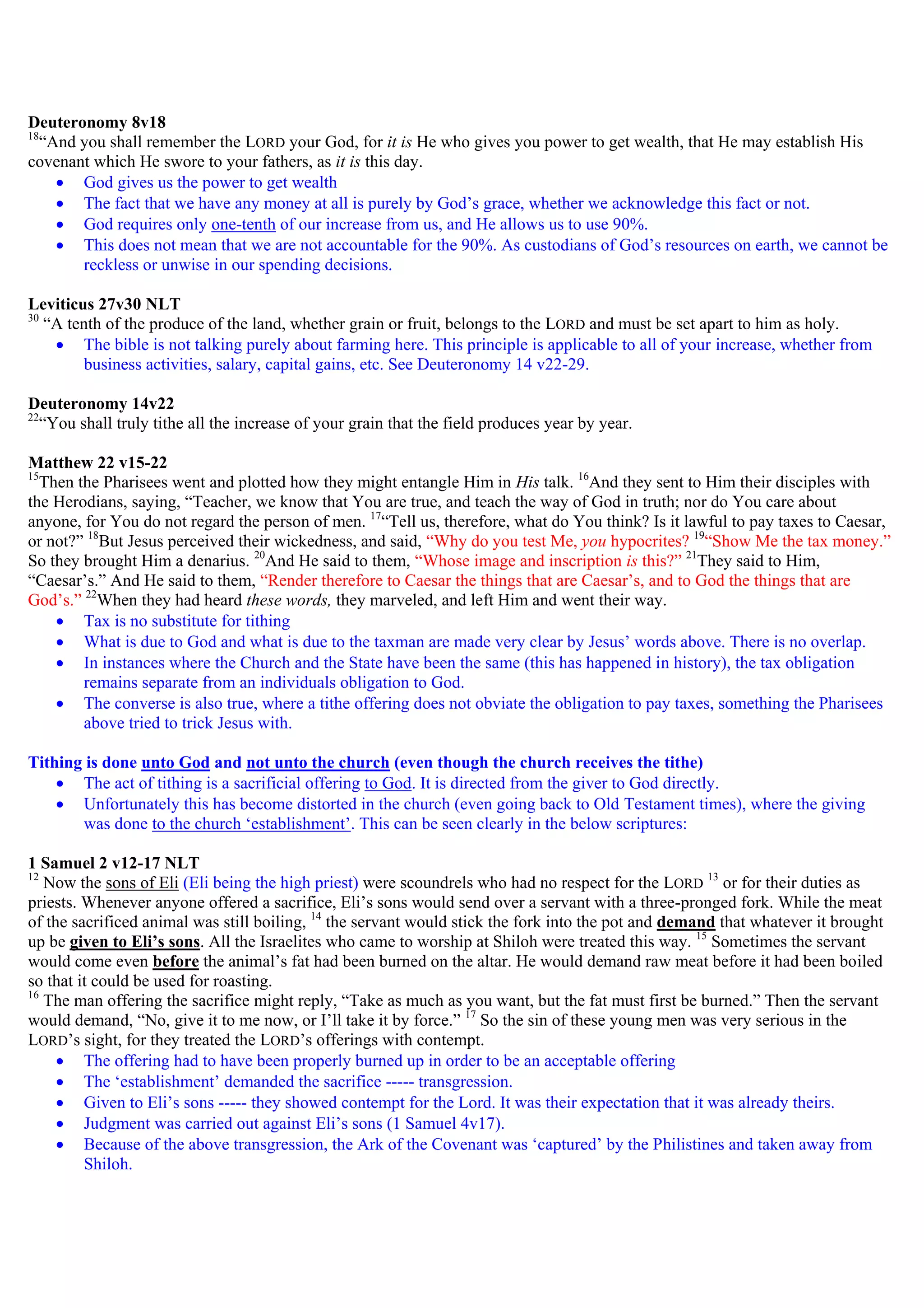 Tithing | PDF