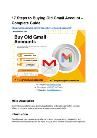 17 Steps to Buying Old Gmail Account – Complete Guide .pdf