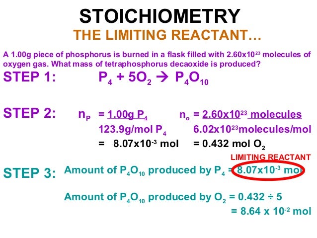 17 stoichiometry